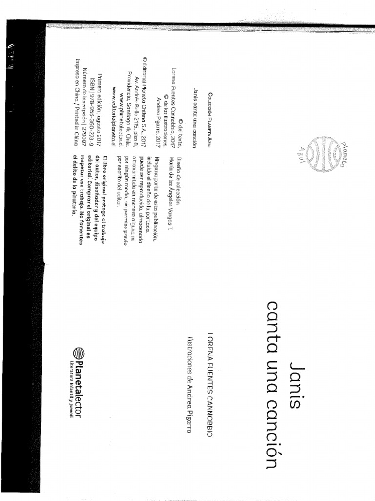 Janis Canta Una Cancion | PDF