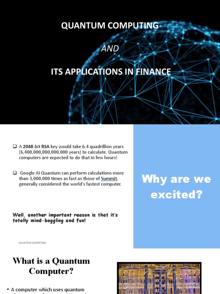 Quantum Computing and Finance | PDF | Quantum Computing | Mathematical Optimization