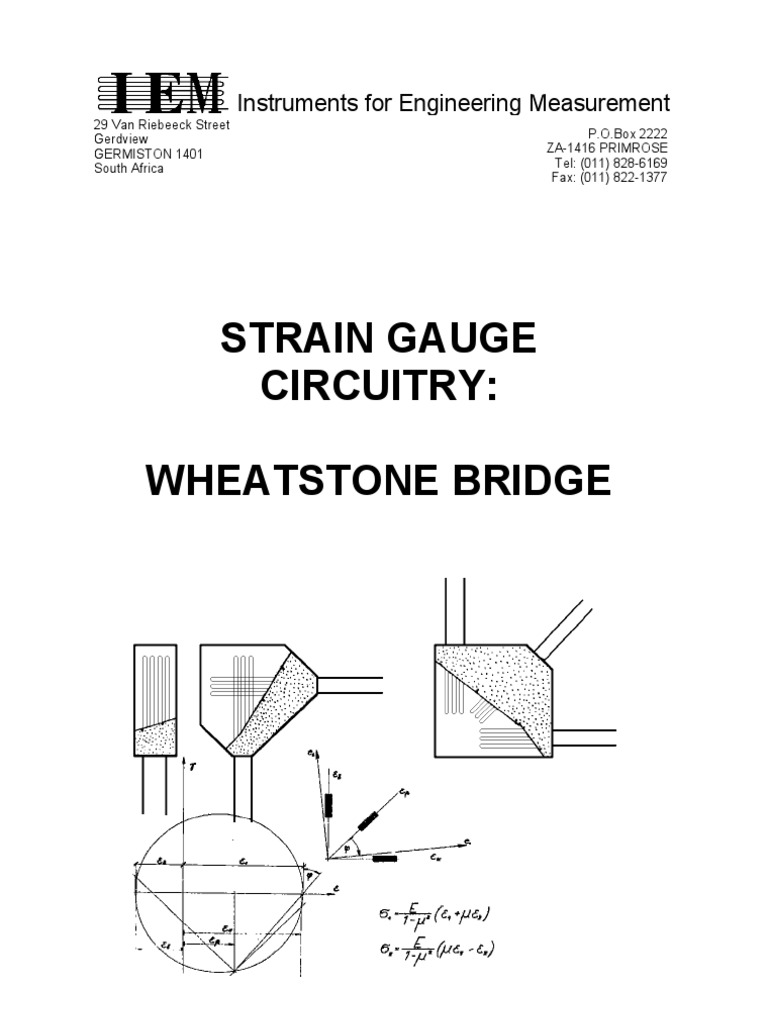 Wheatstone Bridge | PDF | Resistor | Electrical Resistance And Conductance