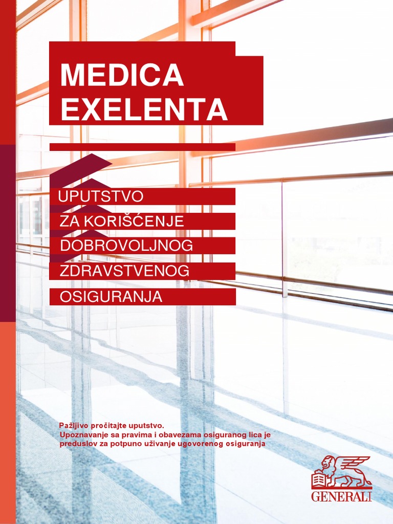 Generali Osiguranje - Uputstvo Za Osiguranike 2020-2021 | PDF