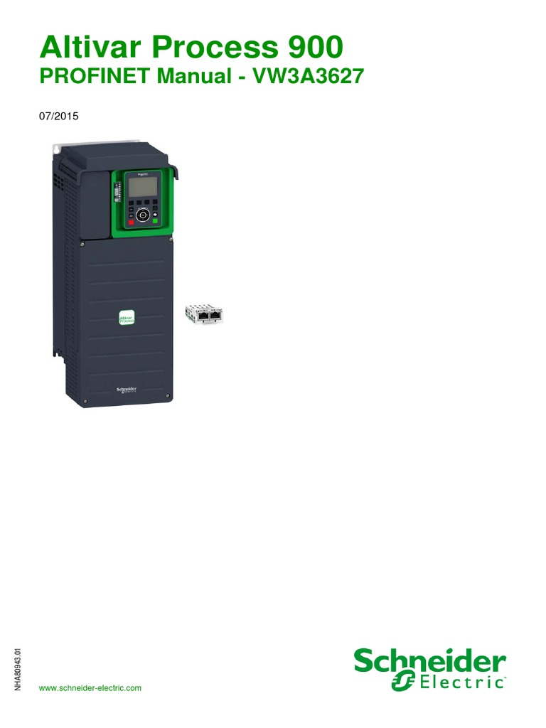 Altivar Process 900: PROFINET Manual - VW3A3627 | PDF | Internet ...