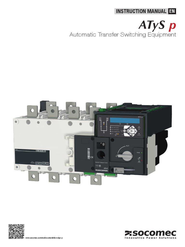 Automatic Transfer Switching Equipment: Instruction Manual | PDF | Switch | Power Supply