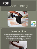 Block Printing and The Process Behind It | PDF | Dyeing | Textiles
