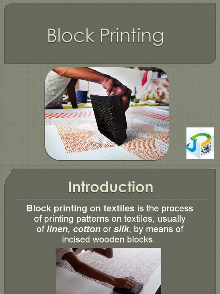 Block Printing Techniques and Cultural Significance | PDF | Textiles | Wood