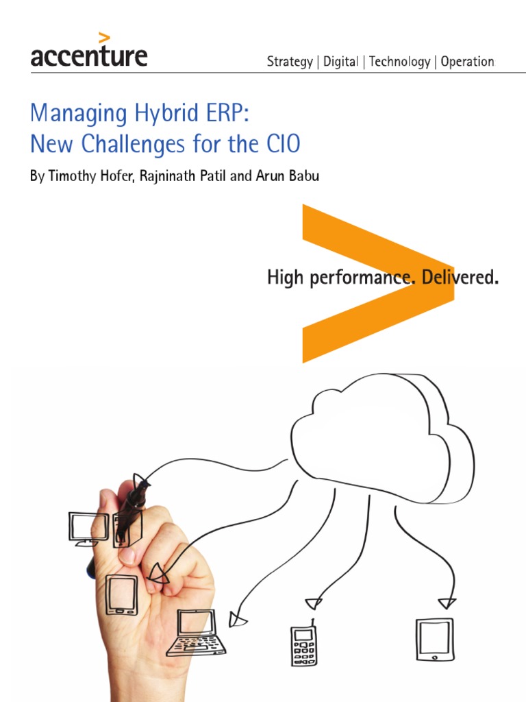 Accenture Managing Hybrid Erp New Challenges | PDF | Cloud Computing | Enterprise Resource Planning