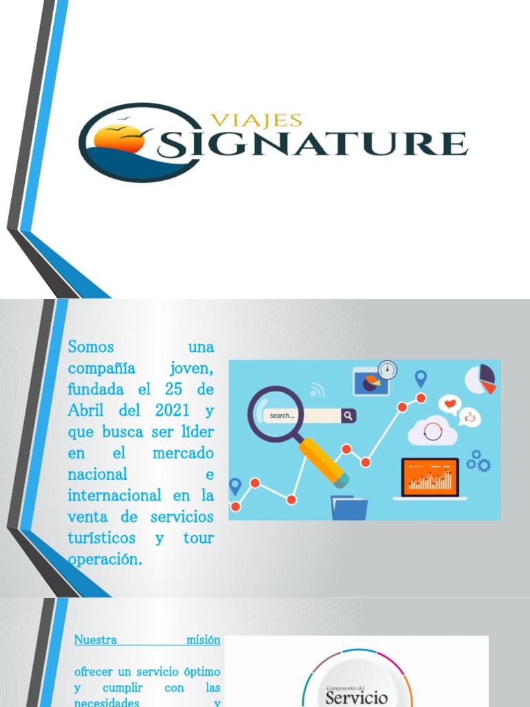 Presentación Viajes Signature | PDF | Cliente | Marketing