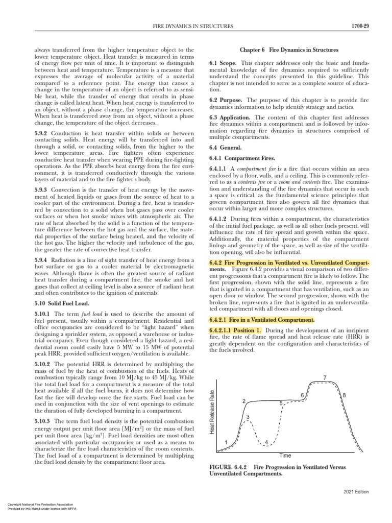 Pages From NFPA 1700 2021 Structural Fire Fighting | PDF | Fires | Heat ...
