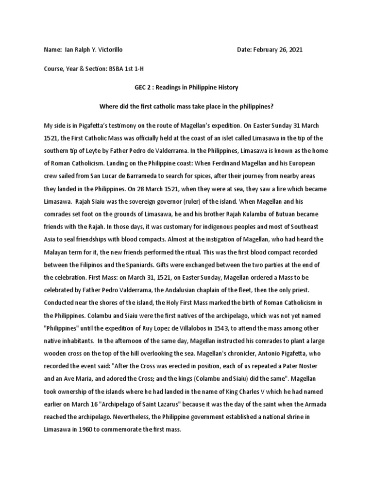 Module3 - GEC 2-Readings in Philippine History-1 | PDF | Philippines