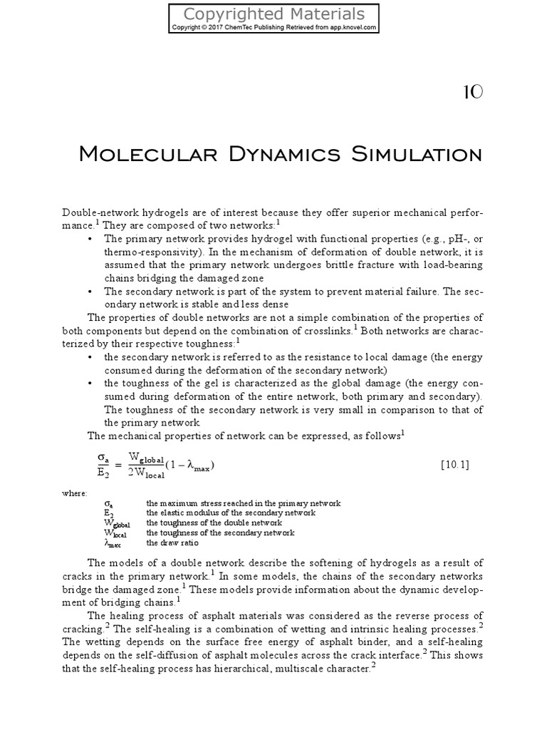 LAMMPS Simulation of Asphalt Healing | PDF | Deformation (Engineering ...