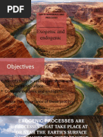 Earth and Life Science: Lesson 4 Exogenic and Endogenic Process | PDF ...