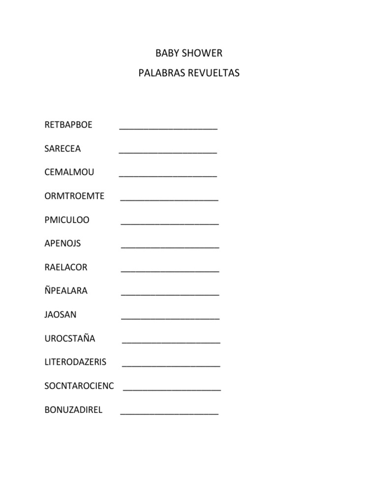 Palabras Revueltas | PDF