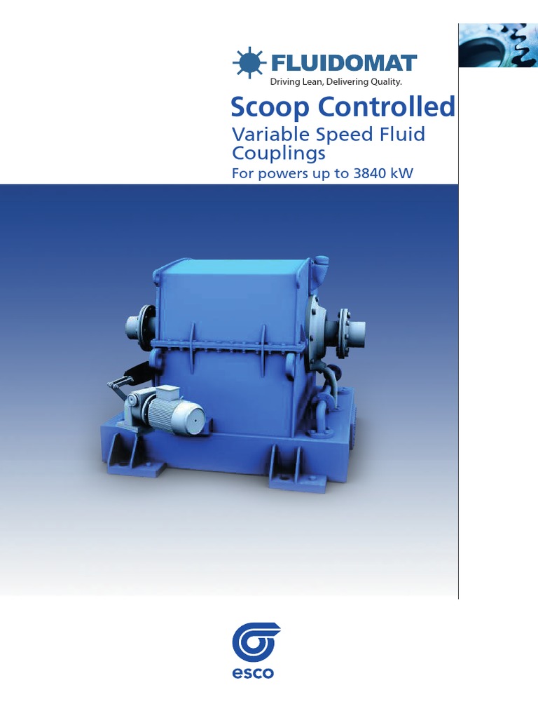 Scoop Controlled: Variable Speed Fluid Couplings | PDF | Electric Motor ...