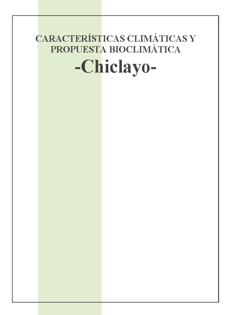 BIOCLIMATICA | PDF | Clima | Fenómenos de la tierra