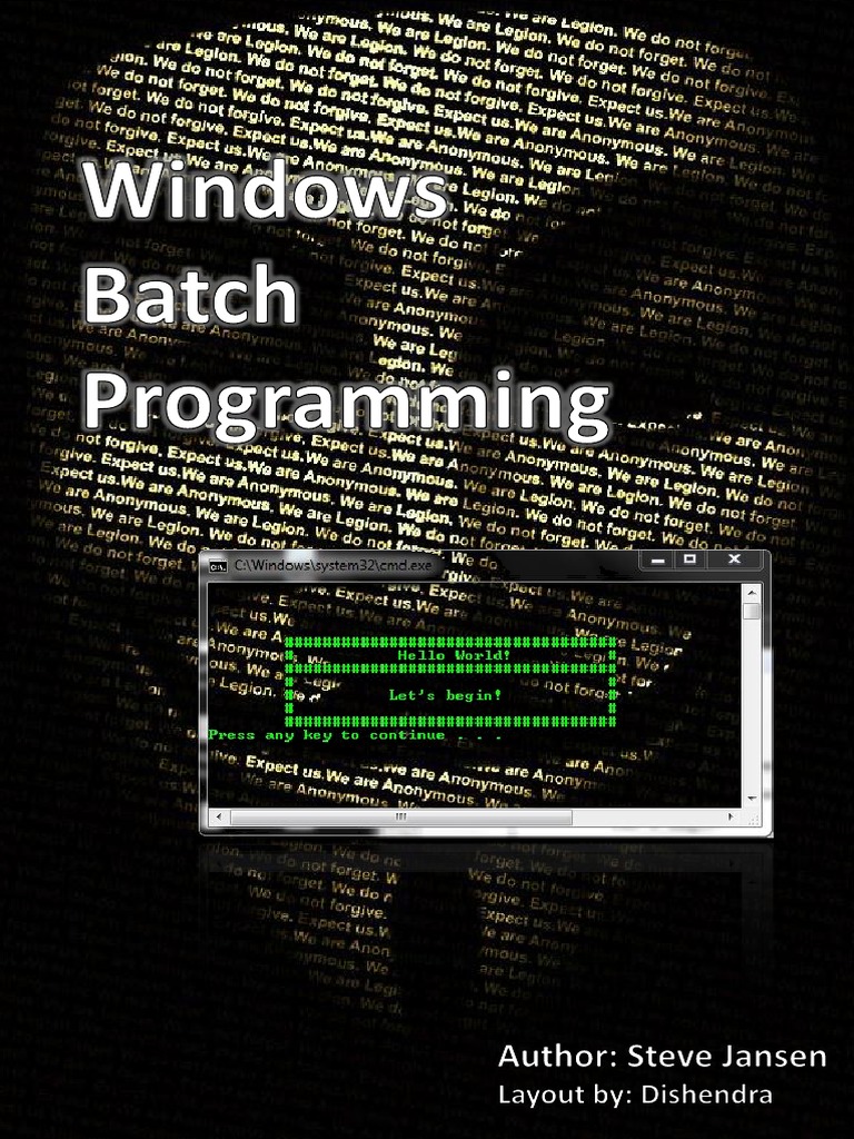 Batch Windows | PDF | Command Line Interface | Parameter (Computer ...