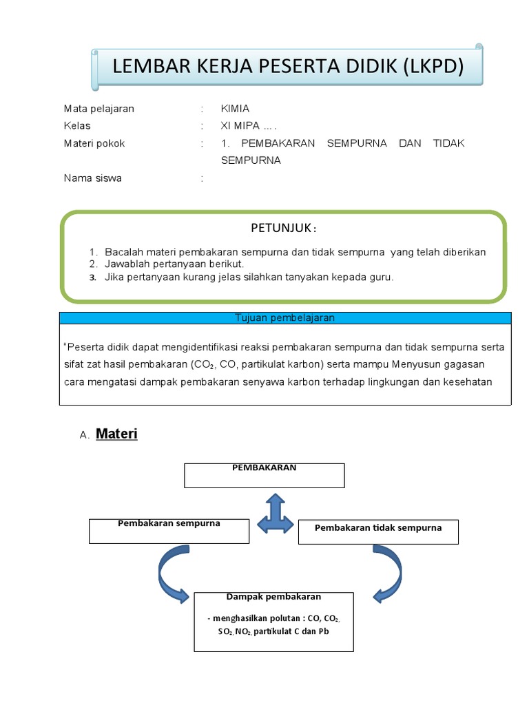 LKPD pEMBAKARAN | PDF