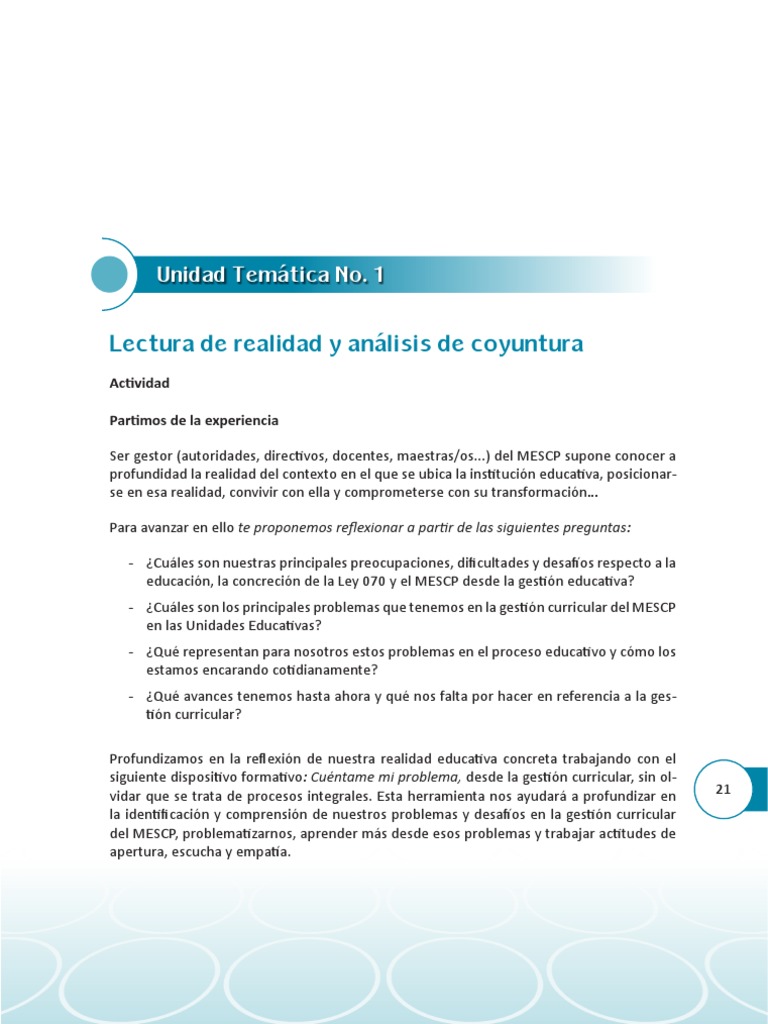 LecturaComplementaria GESP Pag. 21-85 | PDF | Realidad | Conocimiento