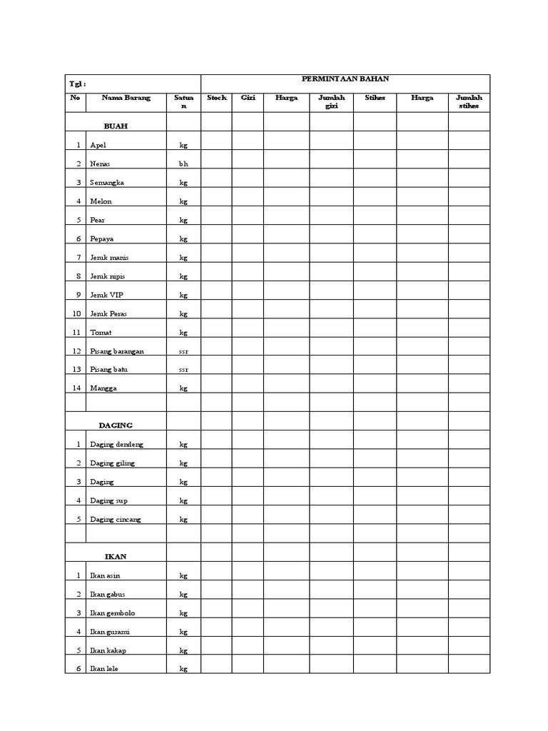 Form Pemesanan | PDF