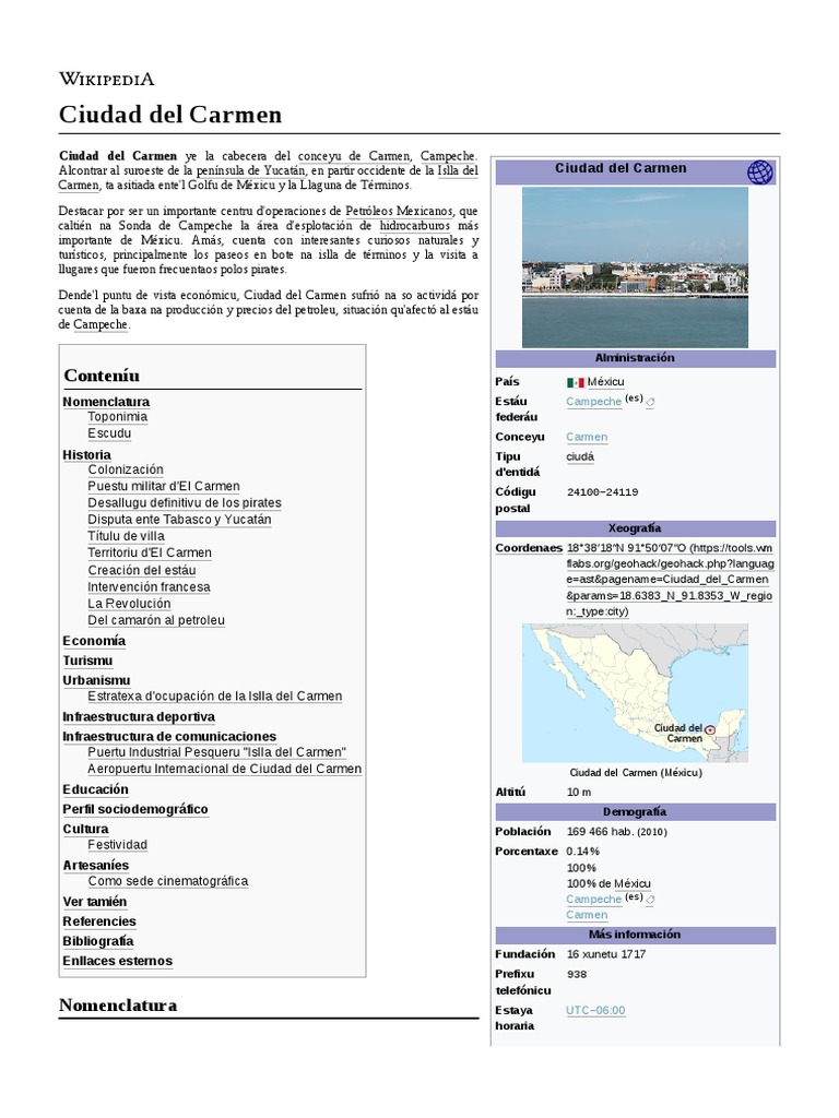 Ciudad Del Carmen | PDF | Campeche