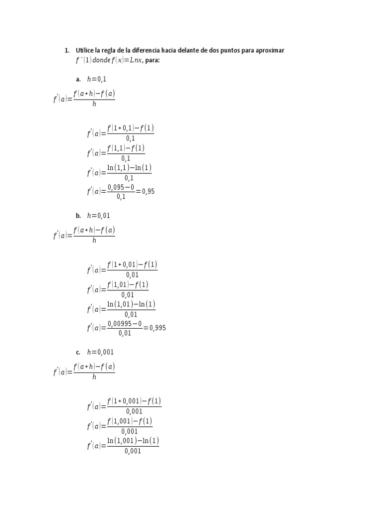 Eje IV Analisis Numerico | PDF