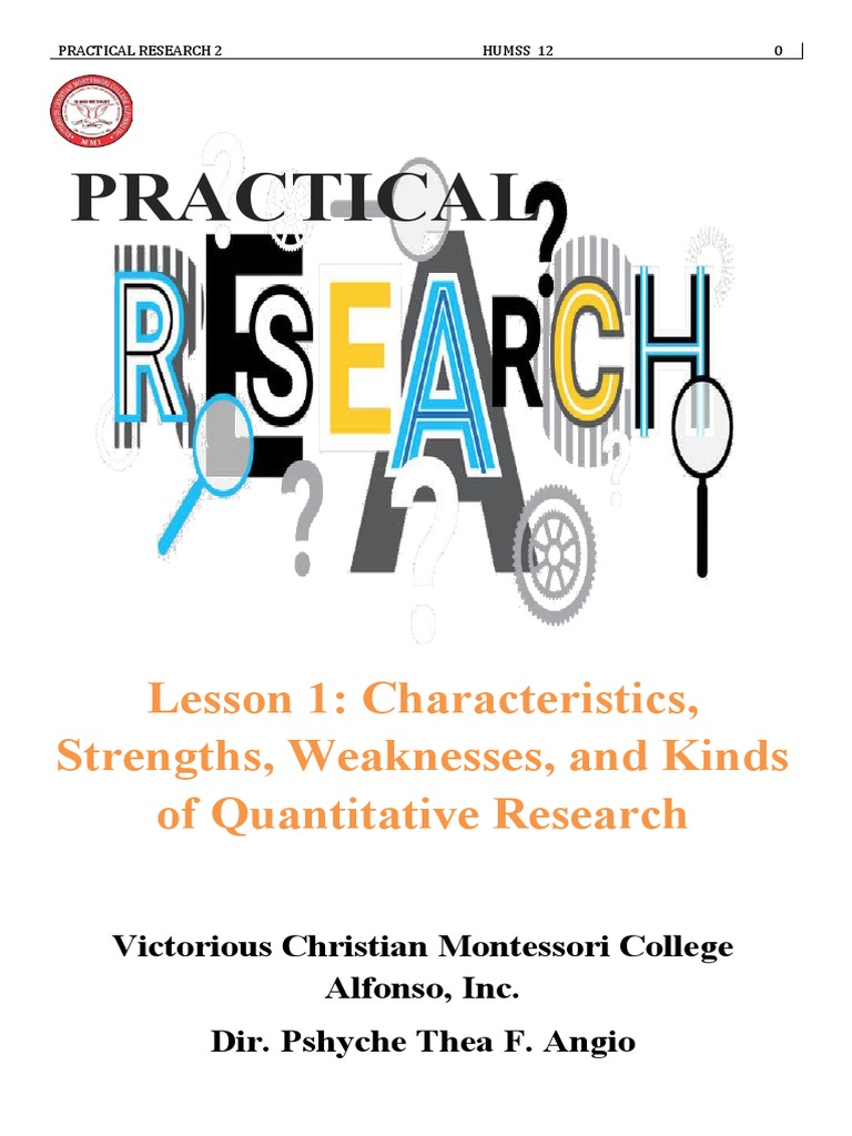Practical: Lesson 1: Characteristics, Strengths, Weaknesses, and Kinds ...