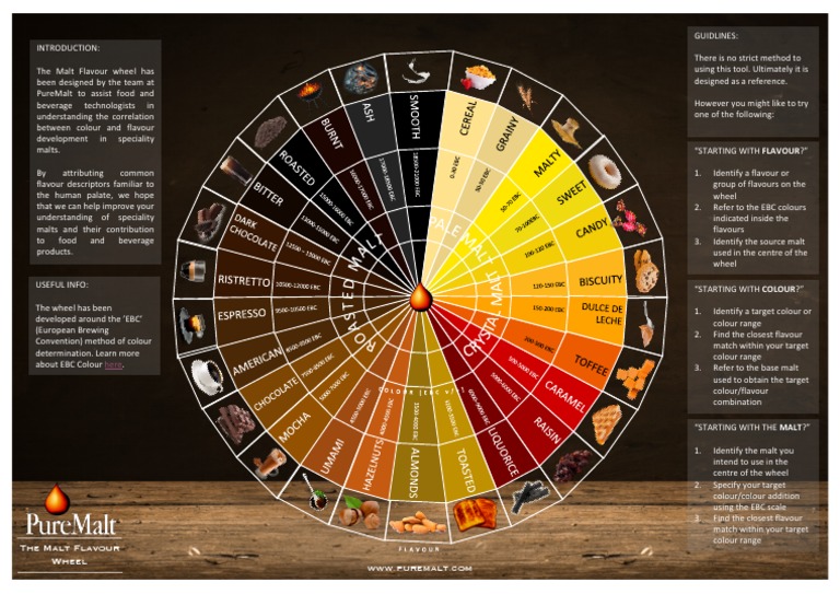 PureMalt Flavour Wheel | PDF | Brewing | Fermented Drinks
