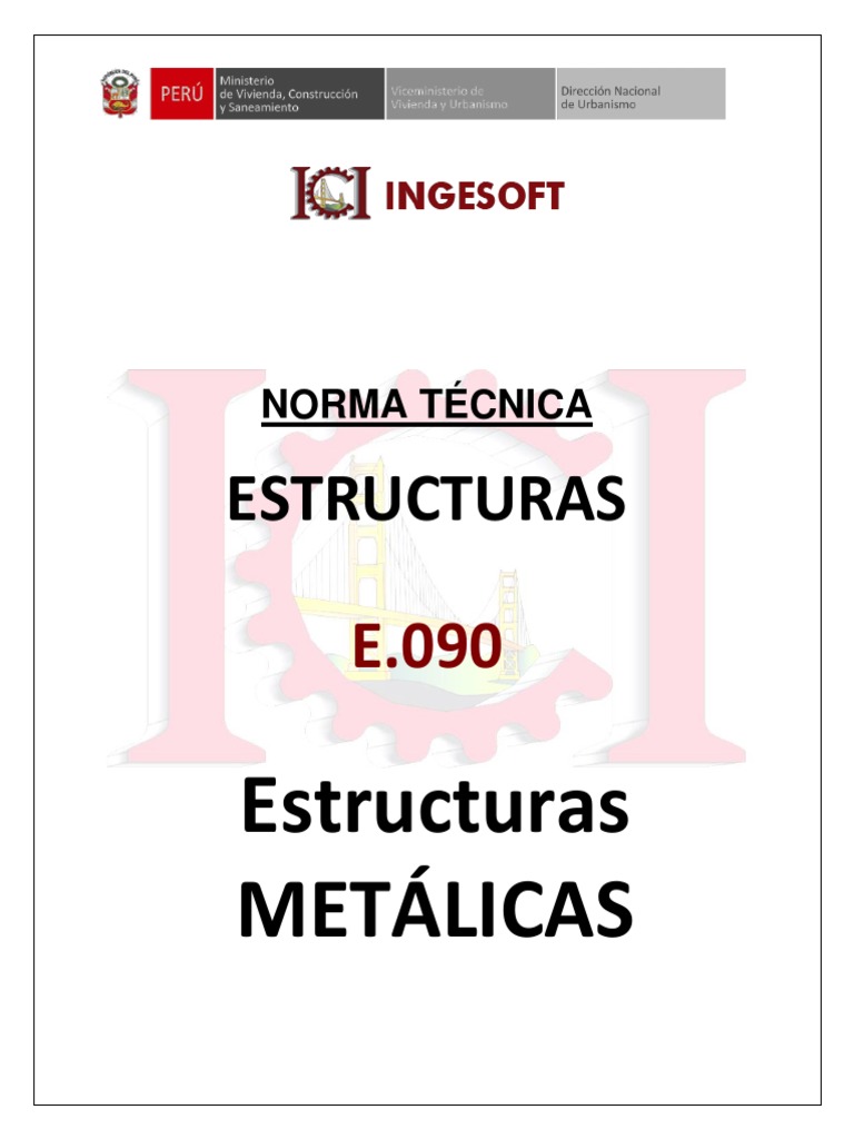 Norma E.090 Estructuras Metalicas | PDF | Pandeo | Acero