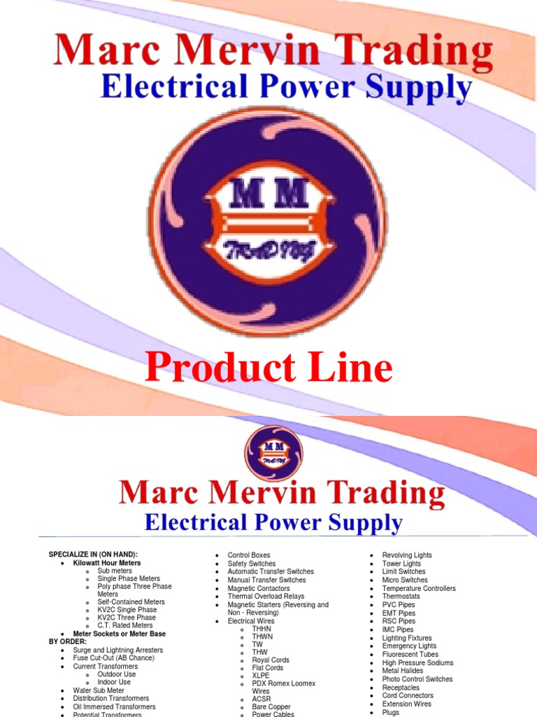 MMT Products | PDF | Electrical Connector | Electrical Wiring