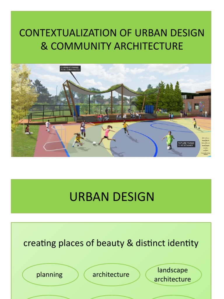 Contextualization of Urban Design Community Architecture | PDF