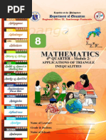 Math 8-Q4-Module-1 | PDF | Triangle | Mathematics