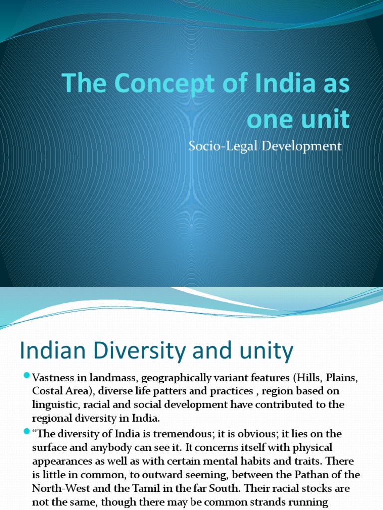 Reflecting on India's Unity amidst Regional Diversity: An Analysis of ...
