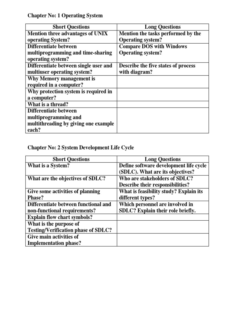 Computer Science Important Quesitons | PDF | Parameter (Computer ...