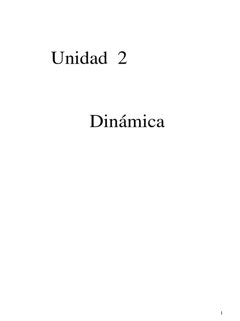 Dianmica | PDF | Fuerza | Fricción