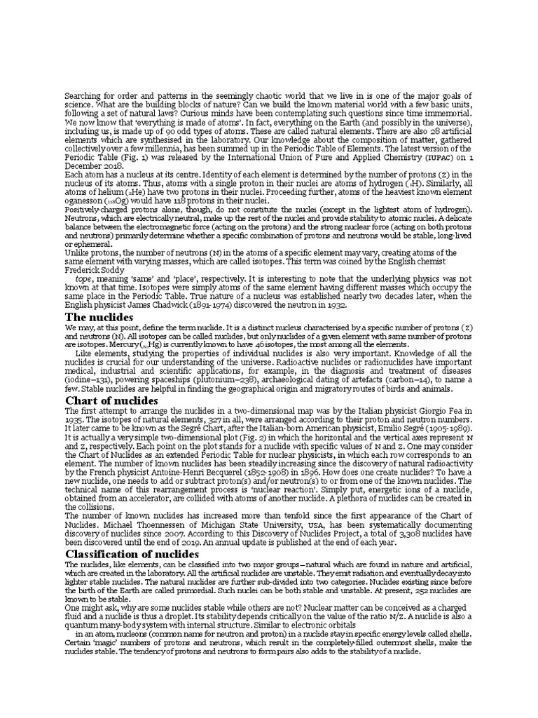 Building Block of Nature | PDF | Isotope | Atomic Nucleus