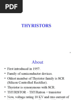 Thyristors: Introduction & Characteristics | PDF | P–N Junction | Semiconductors