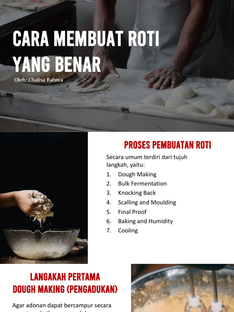 Proses Pembuatan Roti Langkah demi Langkah | PDF | Memasak, Makanan ...