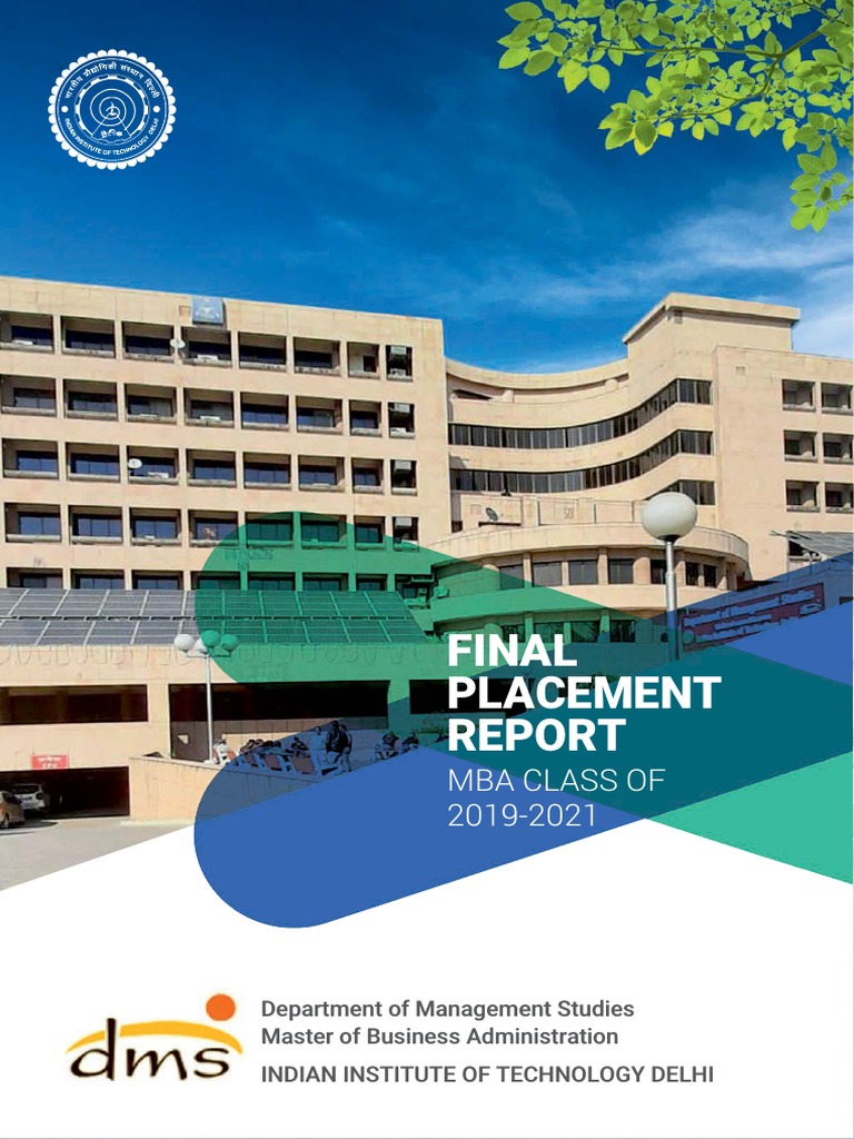 DMS IIT Delhi Final Placement Report 2019 2021 | PDF | Engineering ... DMS IIT Delhi Final Placement Report 2019 2021 | PDF | Engineering ...