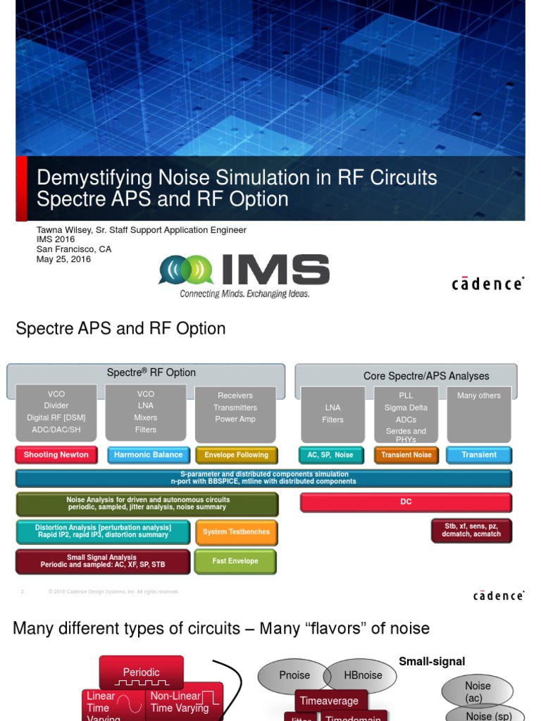 Demystifying Noise Spectre Example | PDF | Electrical Network | Spectral Density