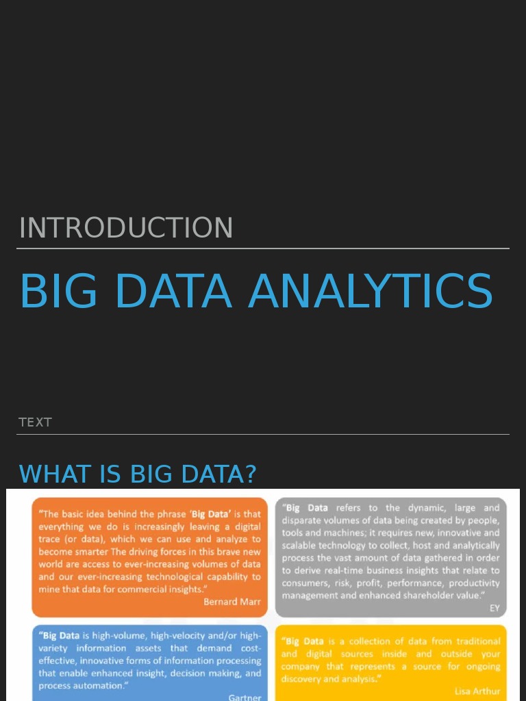 Big Data Introduction | PDF