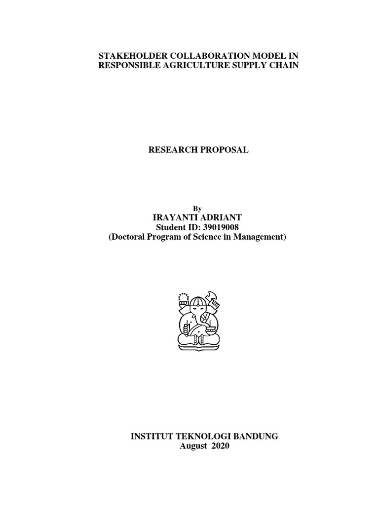 Research Proposal Revised Irayanti A | PDF | Supply Chain | Logistics