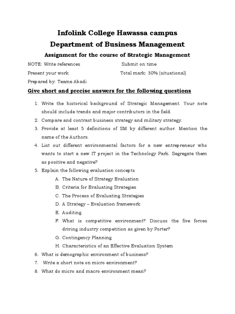 Infolink College Hawassa Campus | PDF