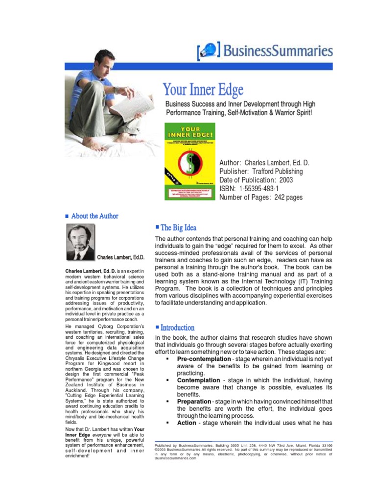 Your Inner Edge Your Inner Edge: The Big Idea The Big Idea | Download ...