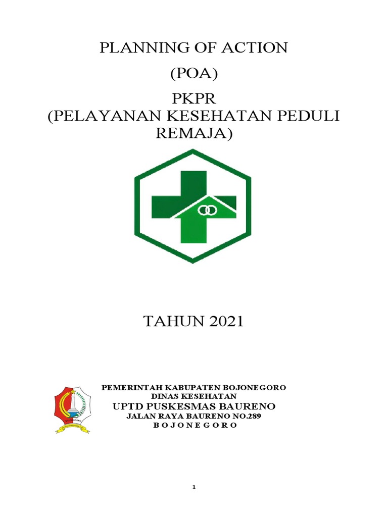 Rencana Aksi Program PKPR Puskesmas Baureno | PDF