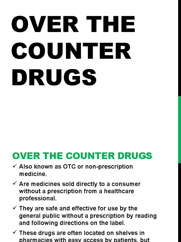 Common OTC Drugs in the Philippines | PDF | Over The Counter Drug ...