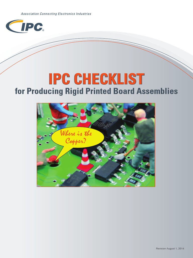 Ipc Checklist For Rigid Pcba Revision August 1 2014 High Res | PDF ...