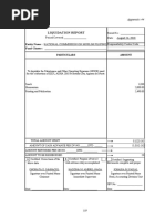 Liquidation Report Form | PDF