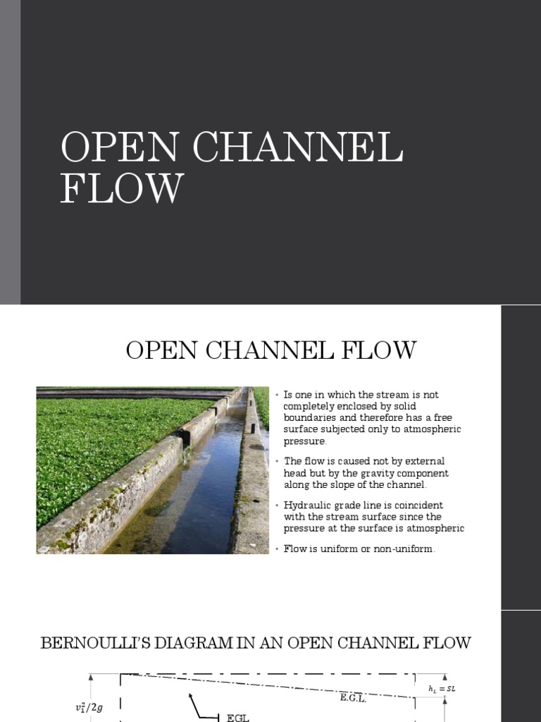 Open Channel Flow | PDF | Liquids | Mechanics