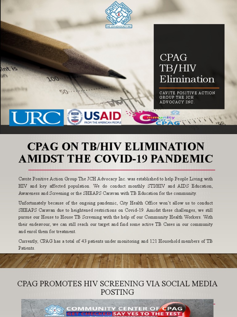 Cpag Tb/Hiv Elimination: Cavite Positive Action Group The JCH Advocacy ...