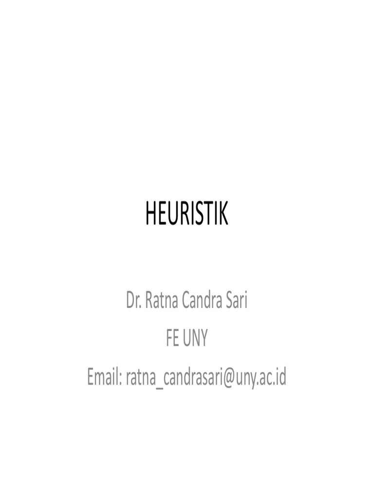 Heuristik dan Bias Penilaian | PDF | Karier & Perkembangan | Sains & Matematika