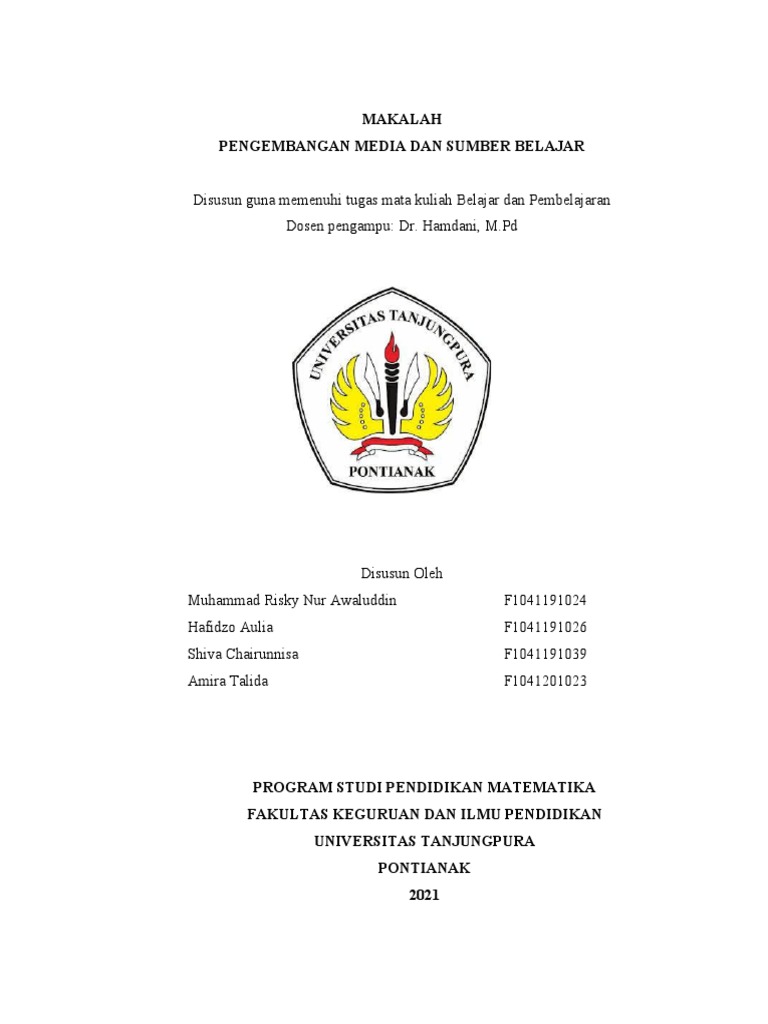 Makalah Pengembangan Media Dan Sumber Belajar BAB 9 (FIX) | PDF