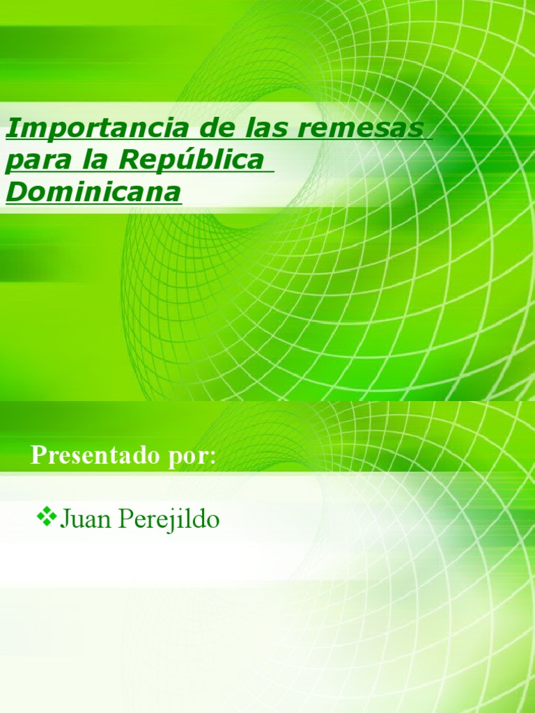 Impacto de las Remesas en RD | PDF | Desarrollo internacional ...